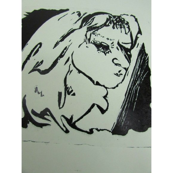 Art | Vintage Lino Block Woodcut Print Artist Susan Wohl 3376 | Poshmark